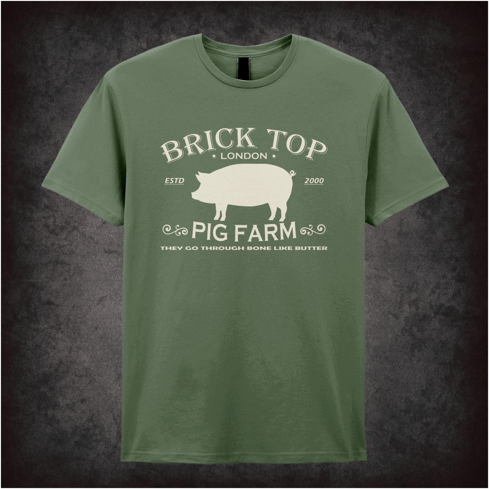 Snatch Unisex T Shirt | Brick Top Pig Farm | Revolution Ape