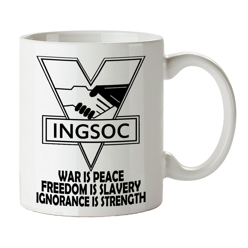 1984 Inspired Mug - INGSOC War Is Peace - George Orwell – Revolution Ape