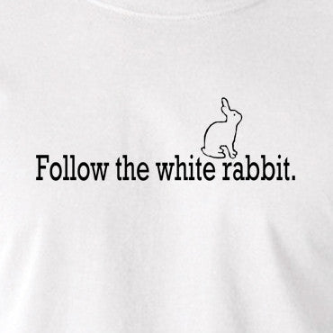 The Matrix T Shirt | Follow The White Rabbit | Revolution Ape